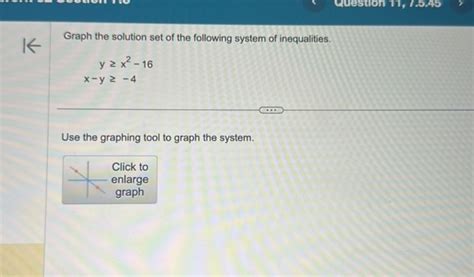 Graph The Solution Set Of The Following StudyX