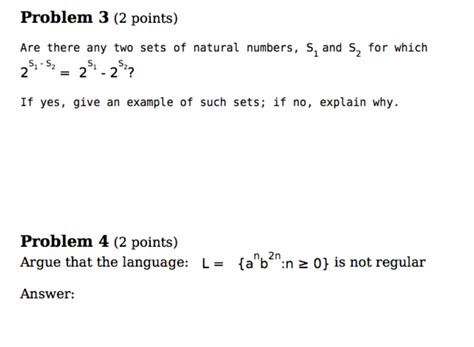 Solved Problem 1 2 Points A Construct An Nfa That