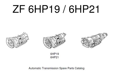 Zf 6hp19 Automatic Transmission Spare Parts Catalogue Reviewmotors Co