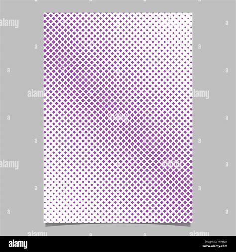 Halftone Diagonal Square Pattern Background Poster Template With Diagonal Squares Stock Vector