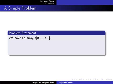 06 Segment Trees Ppt