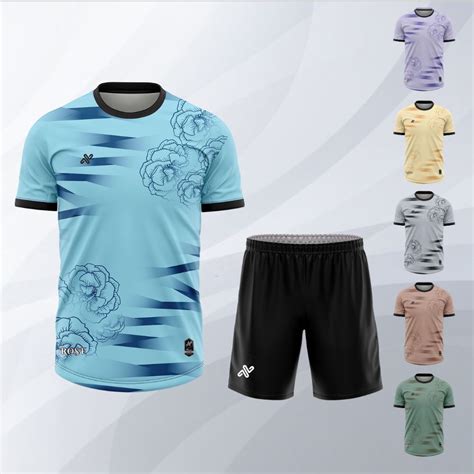 Quần áo đá Banh Không Logo Amac Rose HIDO SPORT