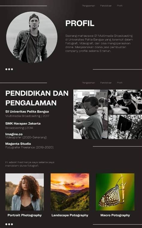 10 Contoh Portofolio Mahasiswa Untuk Magang Dan Melamar Kerja