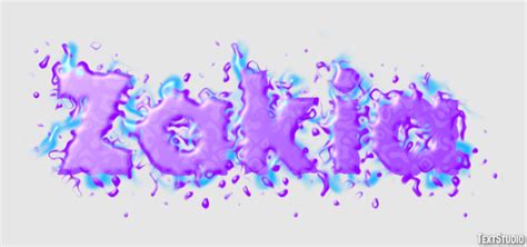 Zakia Text Effect And Logo Design Name