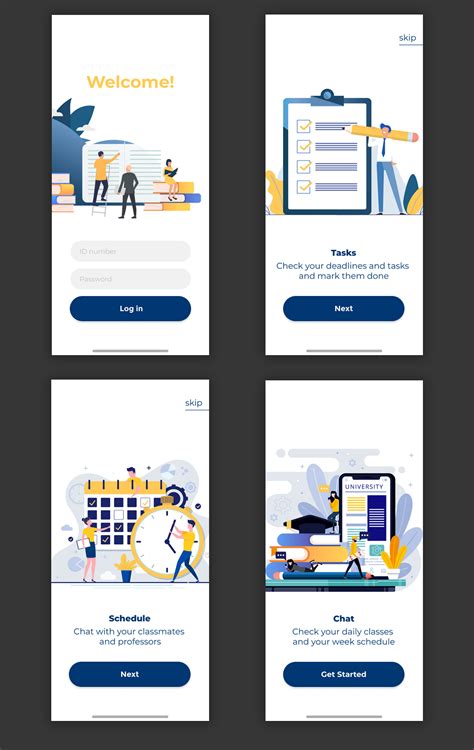 University Mobile App On Behance