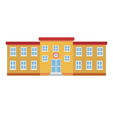 Edificio De Escuela Secundaria Clipart