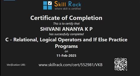Coding Cprogramming Skilldevelopment Continuouslearning Achievement Shivani Ananya K P