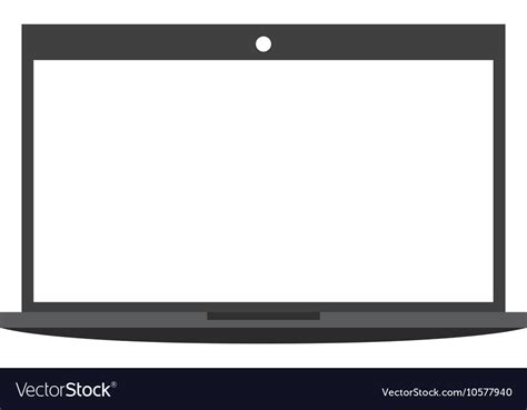 Laptop Computer Device Royalty Free Vector Image