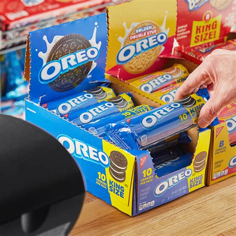 Nabisco Oreo King Size Cookie Snack Pack Count Oz Case
