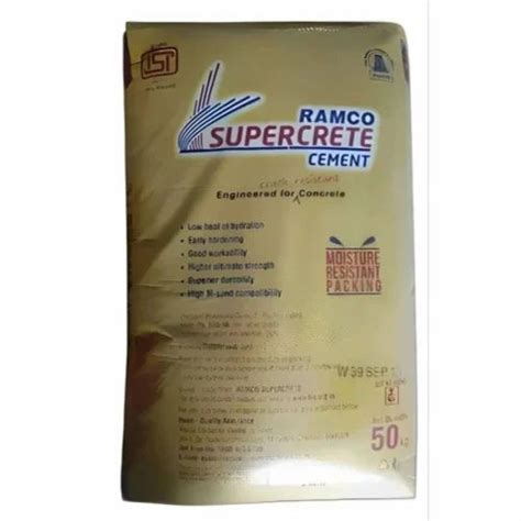 50kg Ramco Supercrete Cement At ₹ 410bag Cement In Tiruppur Id