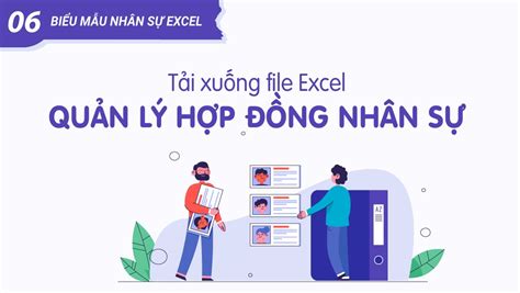 File Excel quản lý hợp đồng nhân sự chuẩn tải biểu mẫu nhân sự Excel