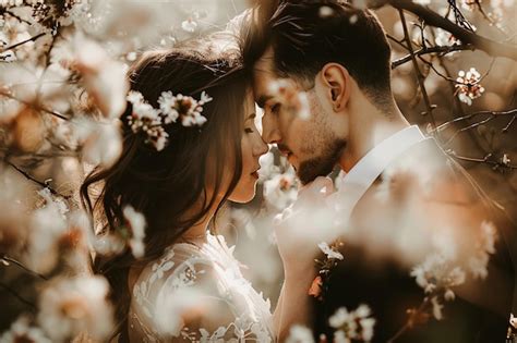 Premium Photo Explore The Couples Tender Kisses Shared Amidst Th