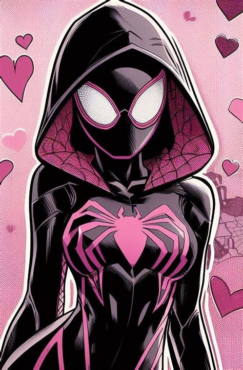 Black Pink In 2024 Spiderman Art Sketch Spiderman Drawing