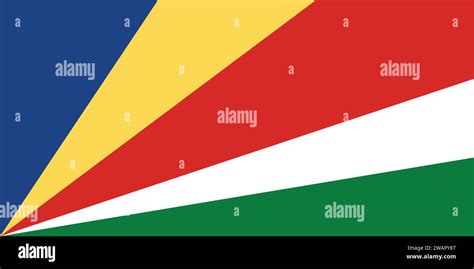 High Detailed Flag Of Seychelles National Seychelles Flag Africa 3d