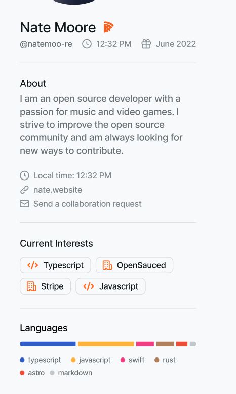 Feature Implement User Location And Additional Infos On User Profile