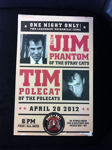 Slim Jim Phantom Of The Stray Cats And Tim Polecat Of The Polecats Live
