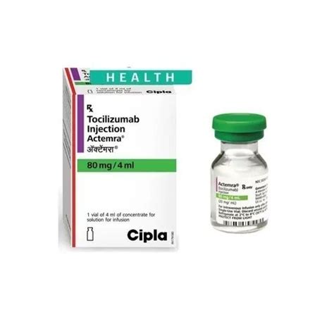 Liquid 80 Mg Tocilizumab Injection At Best Price In Mumbai Map Chem