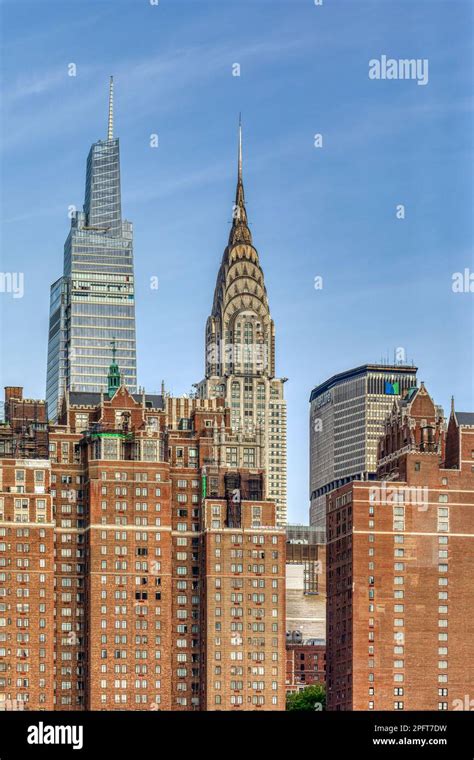 Nyc Midtown Skyline One Vanderbilt Chrysler Building And Met Life