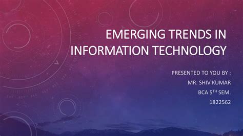 Emerging Trends In Information Technology Pdf Internet Computing