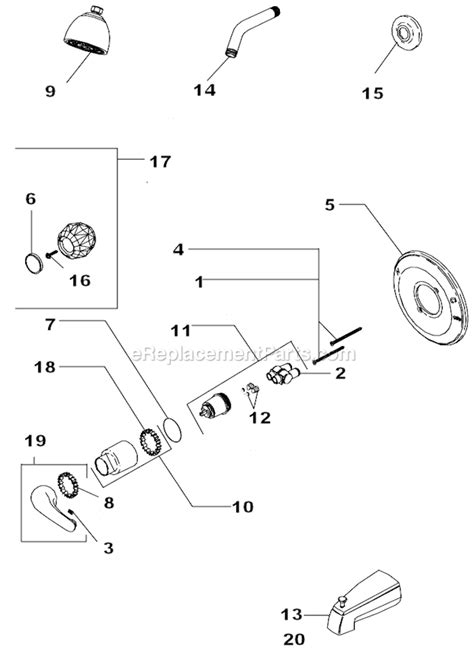 Delta Bathroom Faucet Parts Diagram Artcomcrea