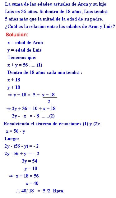 TOMi Digital Problemas Que Generan Sistema De Ecuaciones 2x2