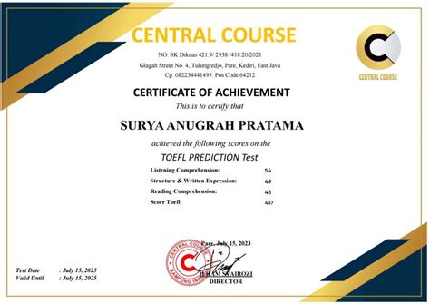 surya anugrah pratama on linkedin toefl freshgraduate