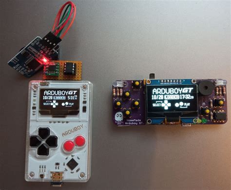 Arduboy Gt Arduboy With A Rtc Clock Homemade Arduboy