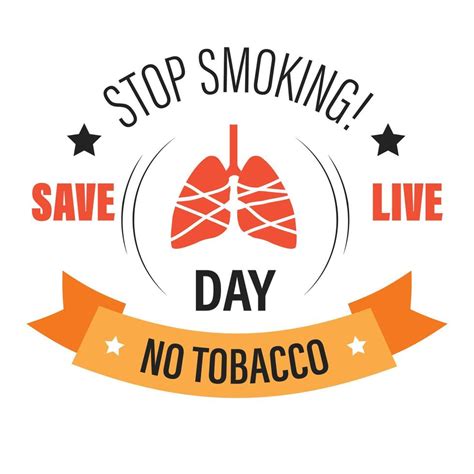 No Tobacco Isolated Icon Stop Smoking Lung Cancer Risk 19500995 Vector
