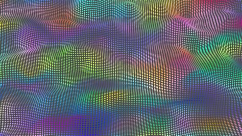 Vector Dotted Wavy Grid Background With Candy Colors 22503956 Vector