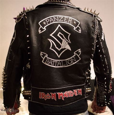 Bazas Sabaton Metallica Turisas Leather Battle Jacket Update Battle