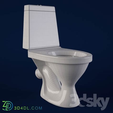 دانلود آبجکت Santeri Prime toilet | مرجع دانلود آبجکت، تکسچر و مدل سه بعدی