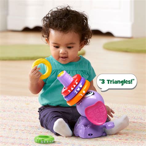 LeapFrog Elefante Stack And Tumble Exclusivo De Tienda Morado 6