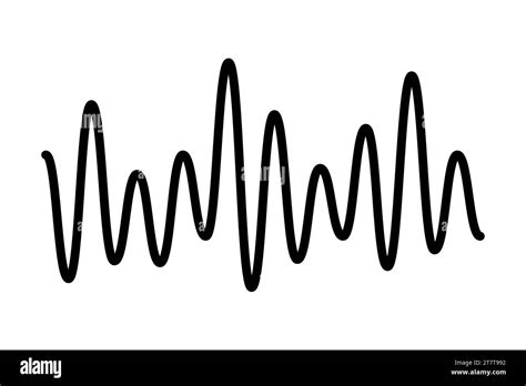 Sound Wave Or Voice Message Icon Music Waveform Track Radio Play