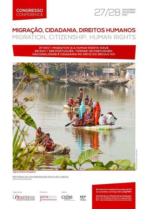 27 e 28 de novembro Migração Cidadania e Direitos Humanos CEDIS