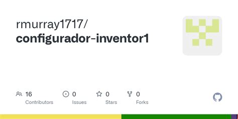 GitHub Rmurray Configurador Inventor