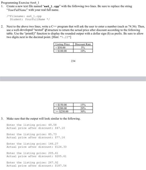 solved programming exercise ex6 1 1 create a new text file