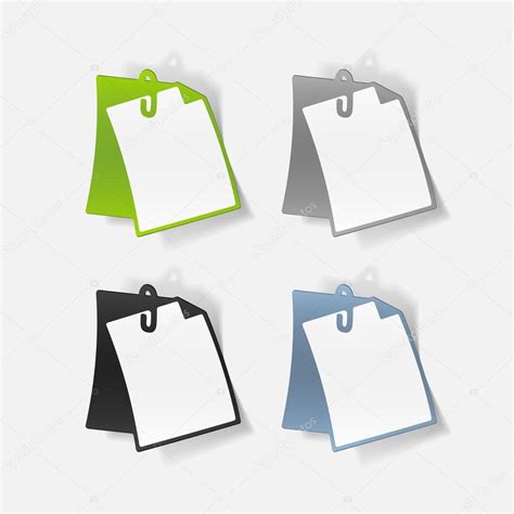 Realistic Design Element Clipboard Stock Vector By Palau