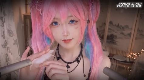 ASMR Sensitive Heartbeat And Scratch ASMR Cosplay Characters And Lick Earphone No Talking