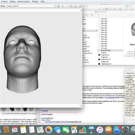 The Index And Weight Images Computed For The Blendshape Mesh Shown In
