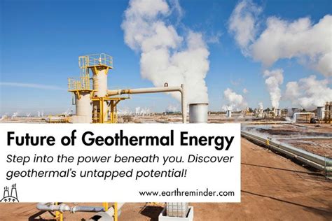There Is A Sign That Says Future Of Geothernal Energy Step Into The