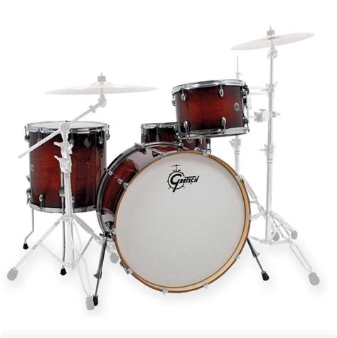 Gretsch Catalina Club 24 Kick Drum Kit Shell Pack Gloss Antique Burst