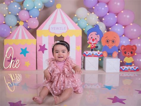 Cake Smash Plim Plim Rosa Juli