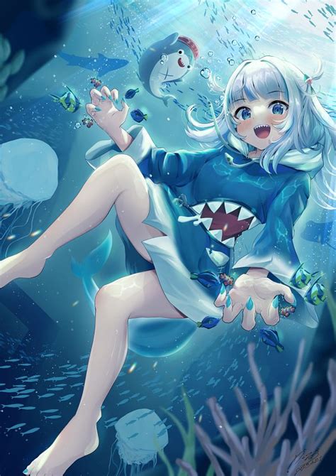 Gawr Gura Gawr Gura Ch Image By Kairono3jou 3942324 Zerochan