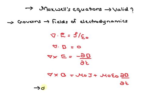 Solved Are The Maxwells Equations True For All Media Dielectric