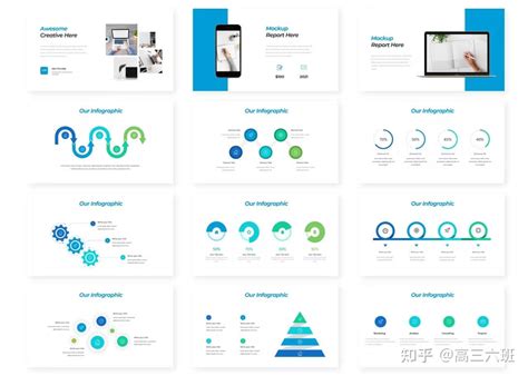 分享10套国际顶级水平的年终总结类ppt模板 知乎