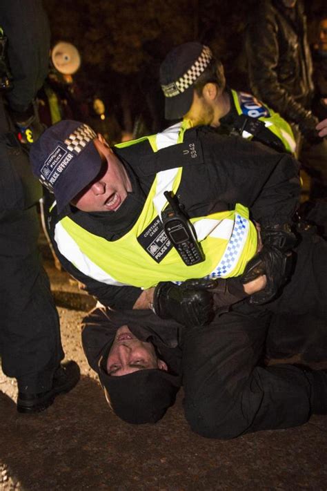 Million Mask March 2016 Chaotic Scenes As Anonymous Protest Descends