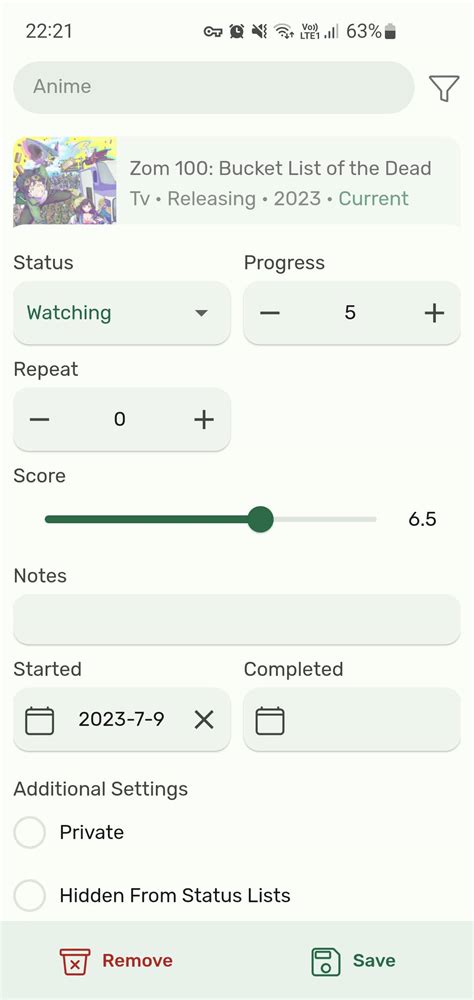 Github Lotusprey Otraku An Unofficial Anilist Client For Android And Ios