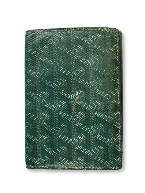 Goyard GOYARD PASSPORT CARD HOLDER WALLET - GREEN | Grailed