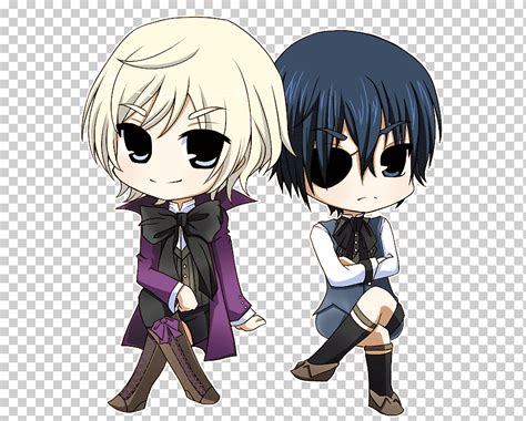 Dibujos Chibi De Mayordomo Negro Llavero De Silicona De Doble Cara De