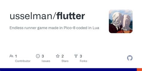 GitHub Usselman Flutter Endless Runner Game Made In Pico 8 Coded In Lua